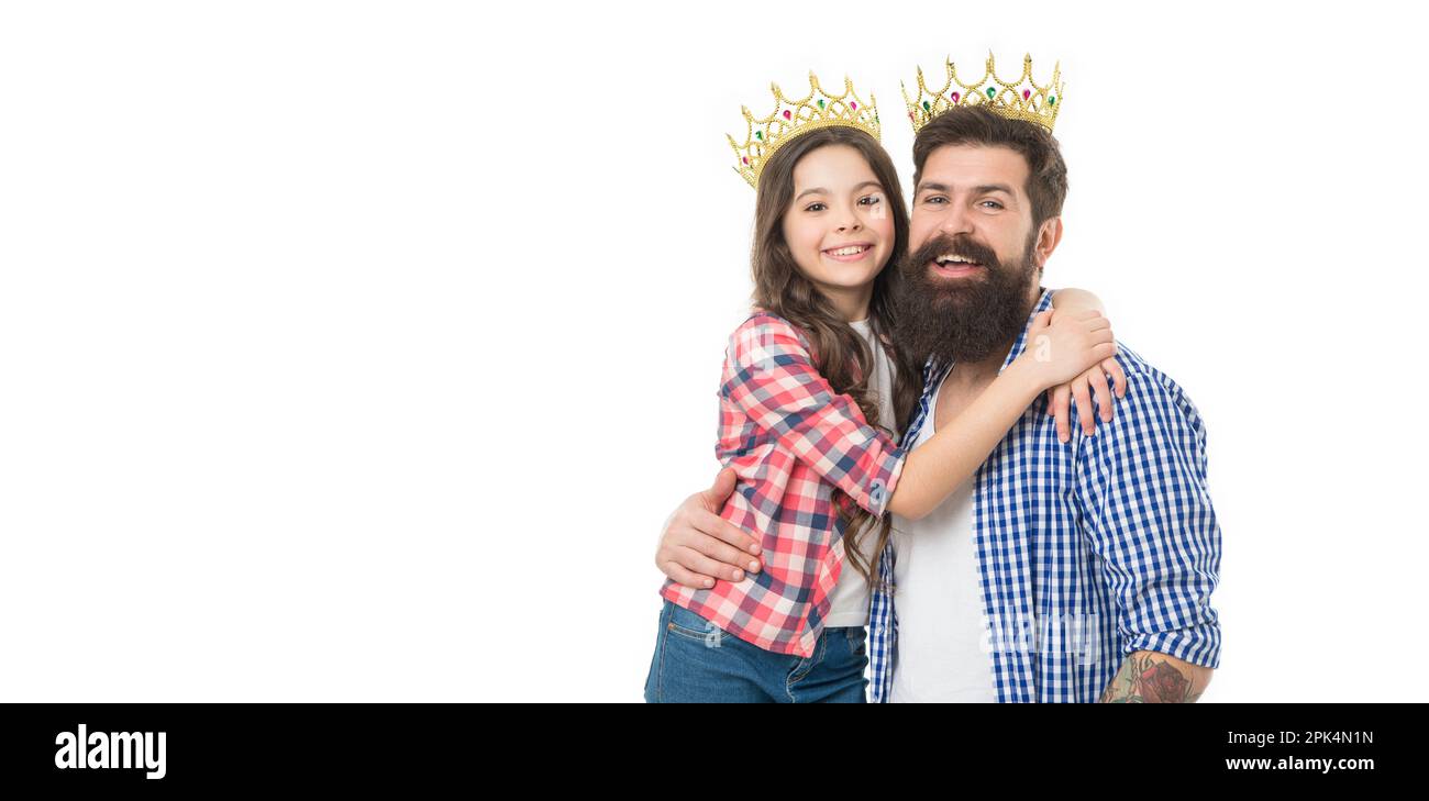 Winners take it all. Happy winners isolated on white. Happy family ...