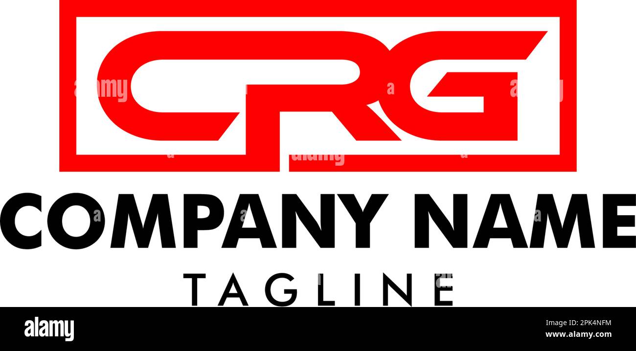 Initial Letter CRG Logo Template Design Stock Vector Image & Art - Alamy