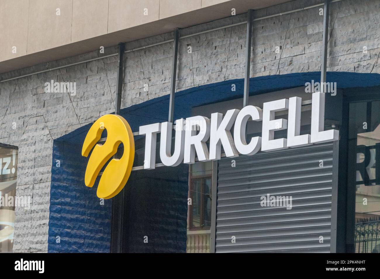 Istanbul, Turkey - December 11, 2022: Logo and sign of mobile phone ...