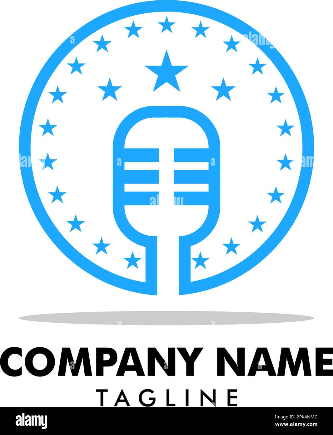 Microphone logo icon, Podcast logo icon designs vector Stock Vector Image & Art - Alamy