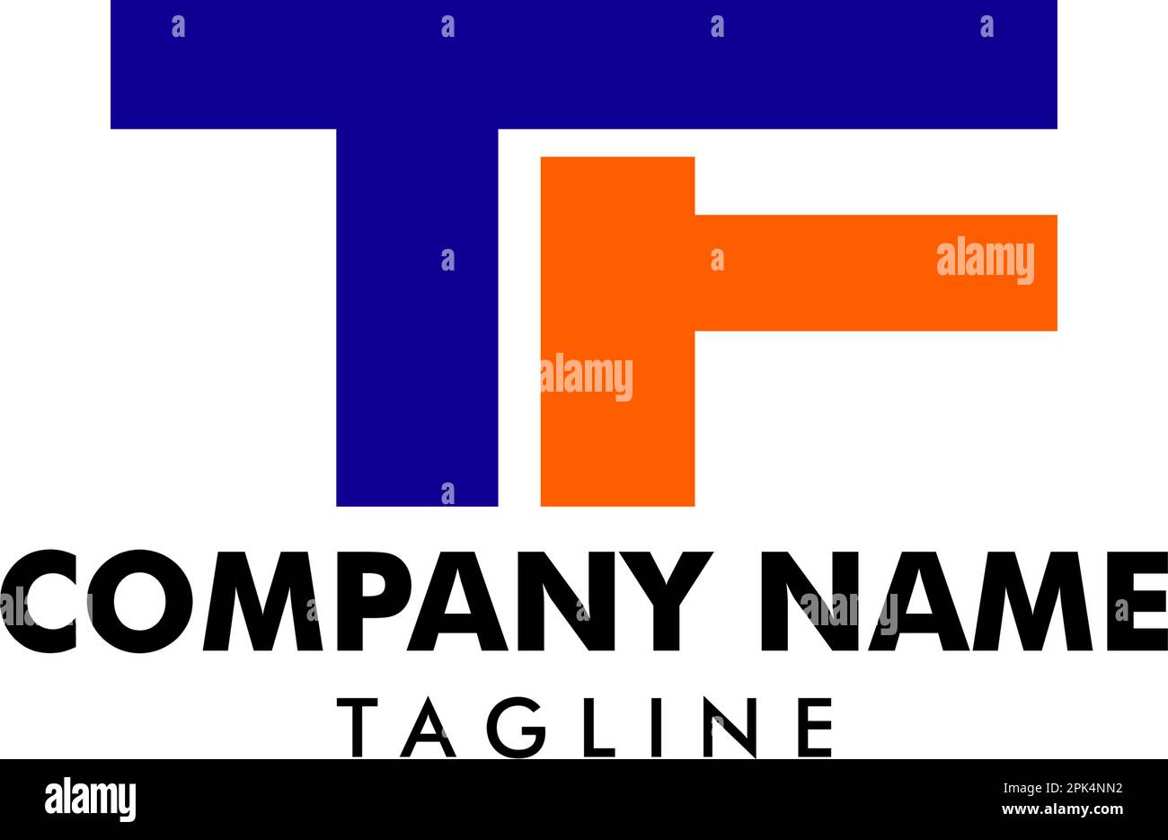 Initial Letter TF Logo Template Design Stock Vector Image & Art - Alamy