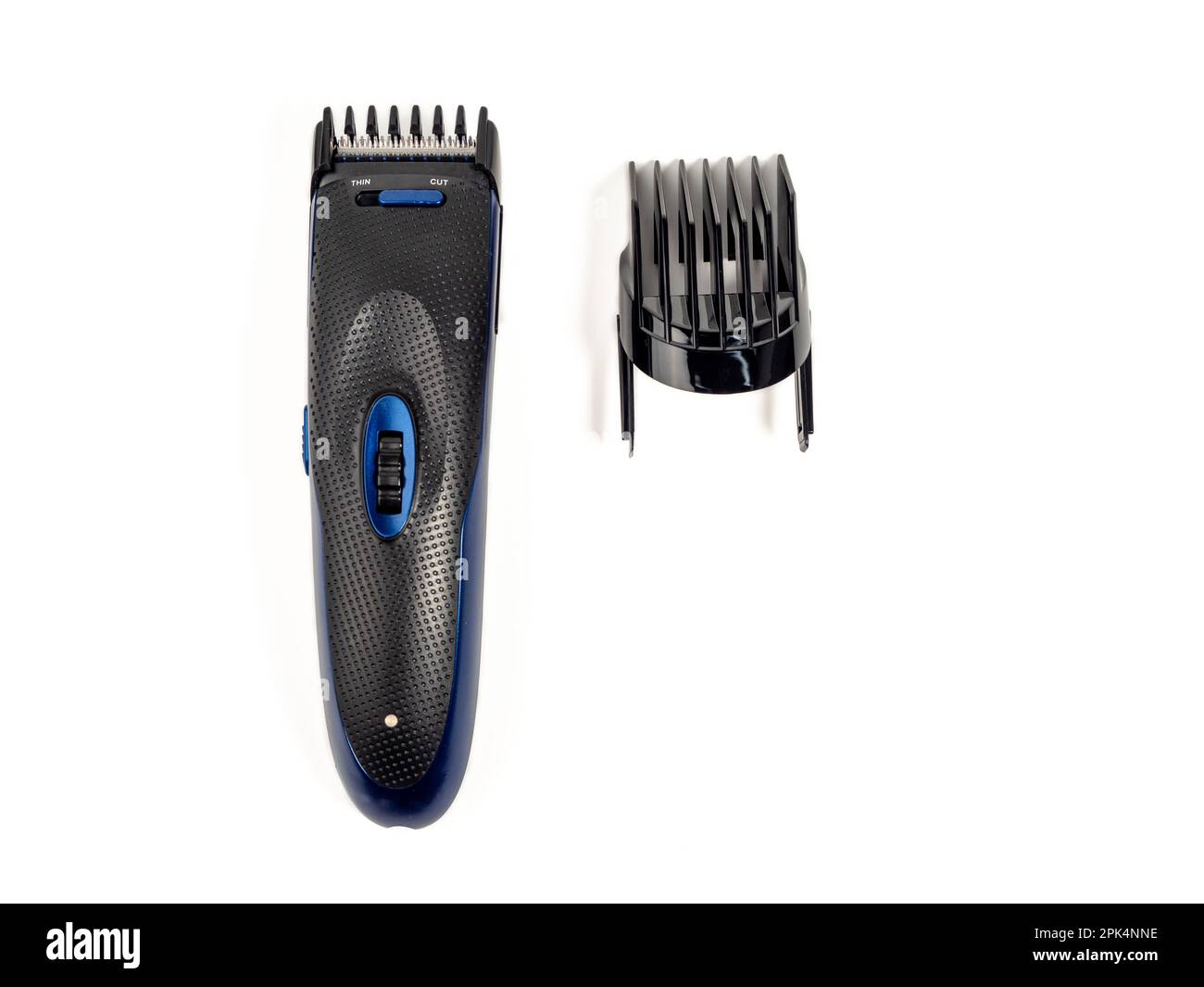 Hair clipper isolated on white background. Modern hair clipper. Close ...