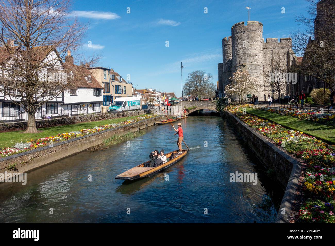 River Tour,River Stour,Westgate Towers,Spring,Blosson,Flowers ...