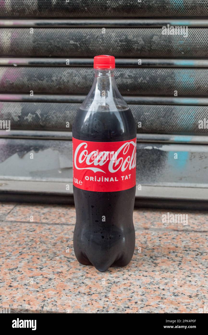 Istanbul, Turkey - December 11, 2022: Bottle of Coca-Cola Stock Photo ...