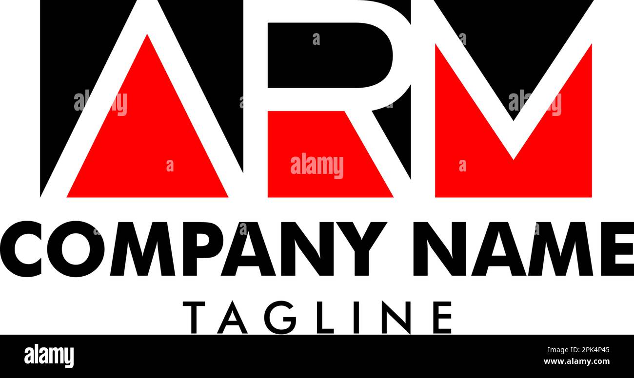 Initial Letter ARM Logo Template Design Stock Vector Image & Art - Alamy