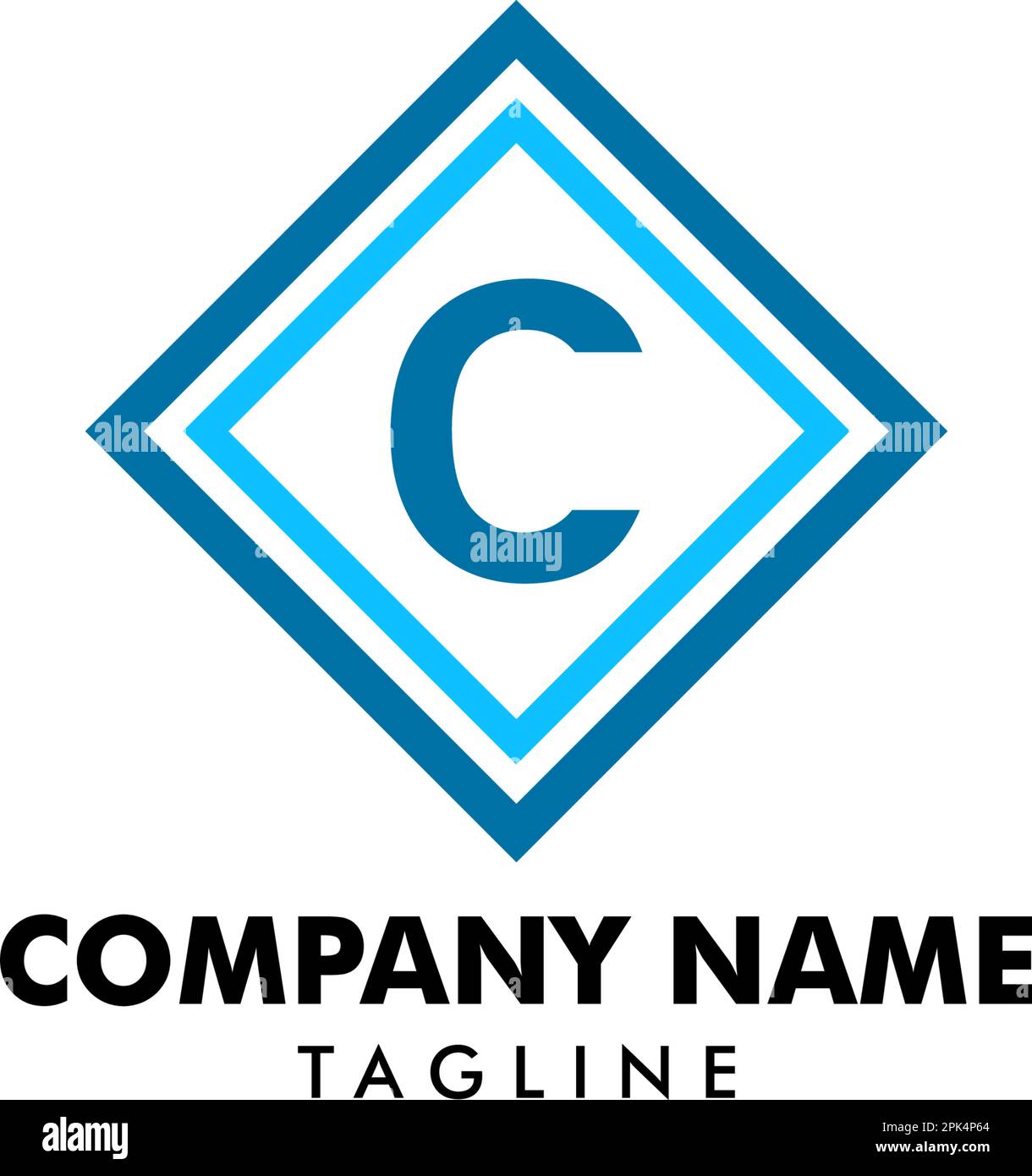 Initial Letter C Logo Template Design Stock Vector Image & Art - Alamy