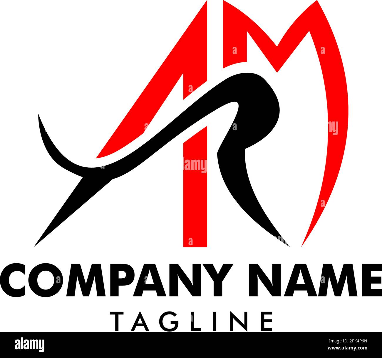 Initial Letter ARM Logo Template Design Stock Vector Image & Art - Alamy