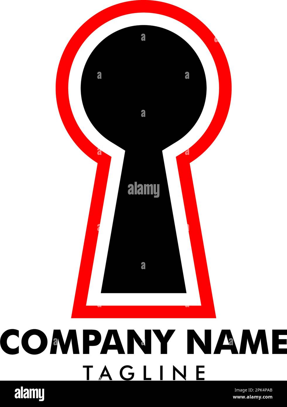 Key hole logo Cut Out Stock Images & Pictures - Alamy