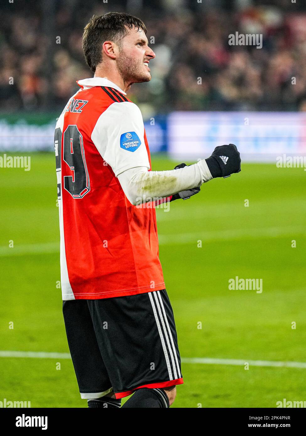 Rotterdam, Netherlands - 05/04/2023, Santiago Gimenez of Feyenoord ...