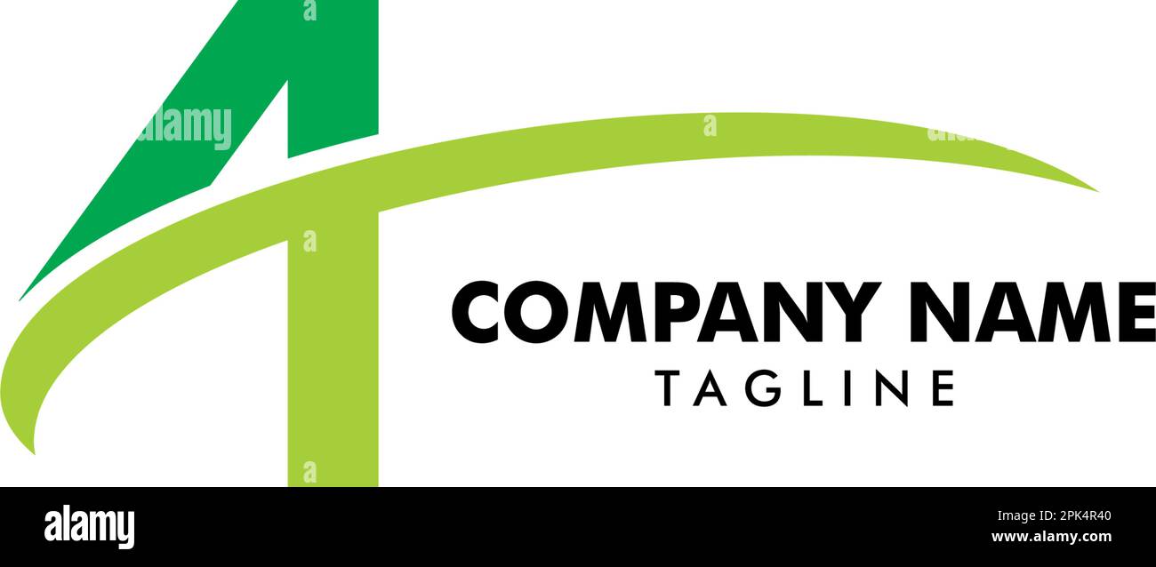 Initial Letter 4 or Number Four Swoosh Logo Template Design Stock ...