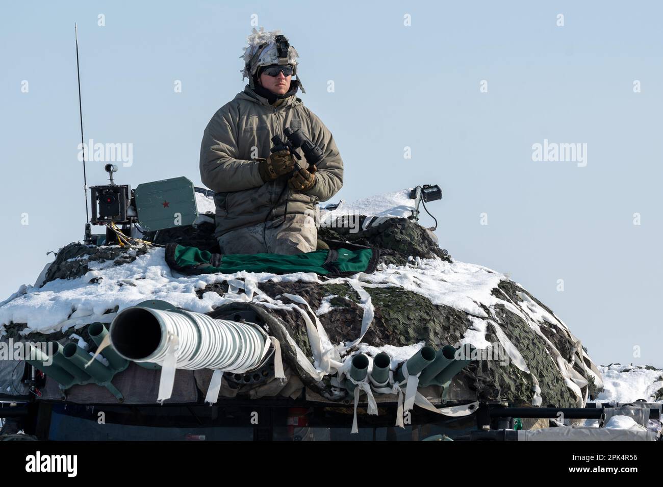 A U.S. Army Soldier assigned to the 1st Battalion, 5th Infantry ...