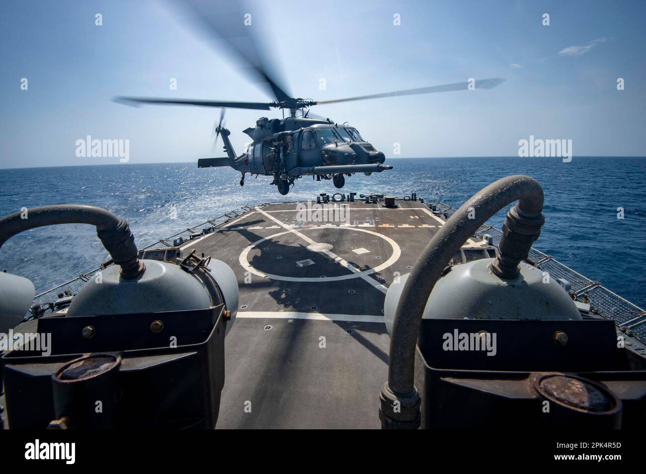 230402-N-NH267-1007 GULF OF ADEN (April 2, 2023) An HH-60W Jolly Green ...