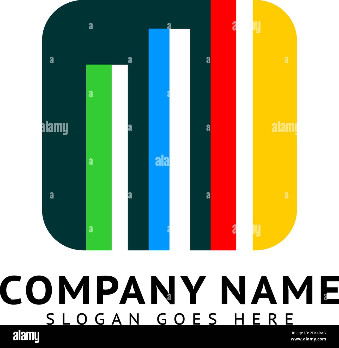 Growth Chart Logo Design Template Stock Vector Image & Art - Alamy