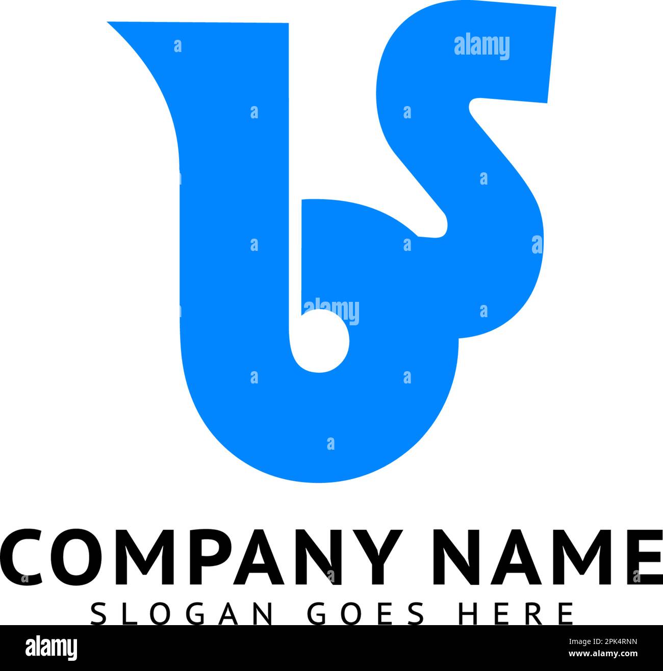 Initial Letter BS Logo Template Design Stock Vector Image & Art - Alamy