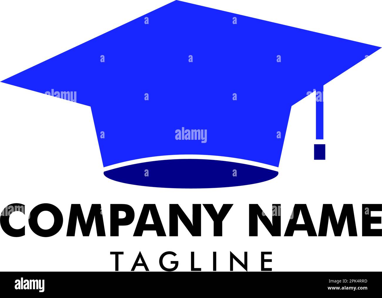 Graduation hat vector logo, Education logo Stock Vector Image & Art - Alamy