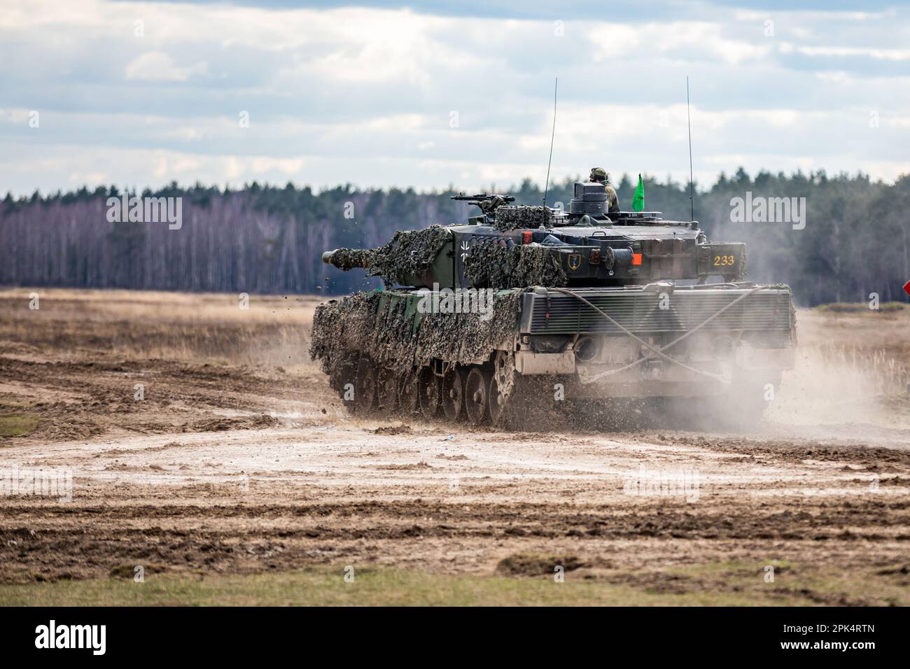 German soldiers assigned to the 93 Armored Demonstration Battalion, 9th Panzerlehr Brigade, 1st ...