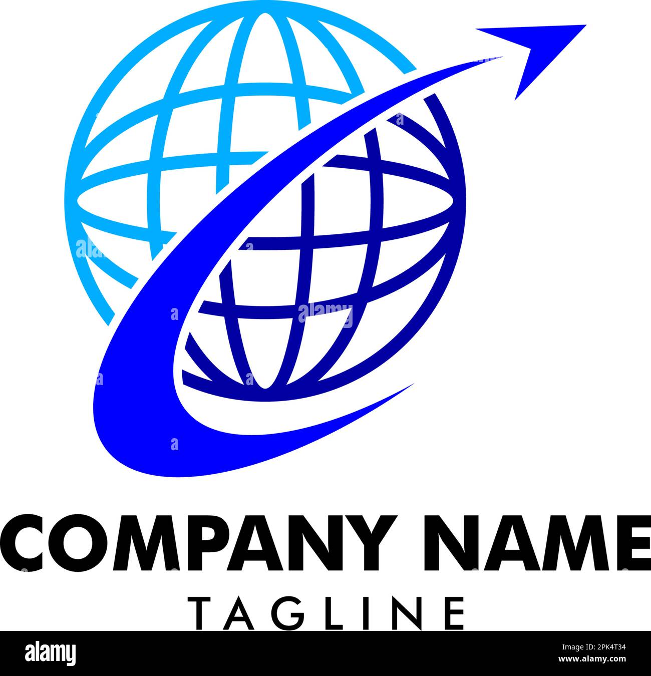 Global Travel Agency Logo Design Element Stock Vector Image & Art - Alamy