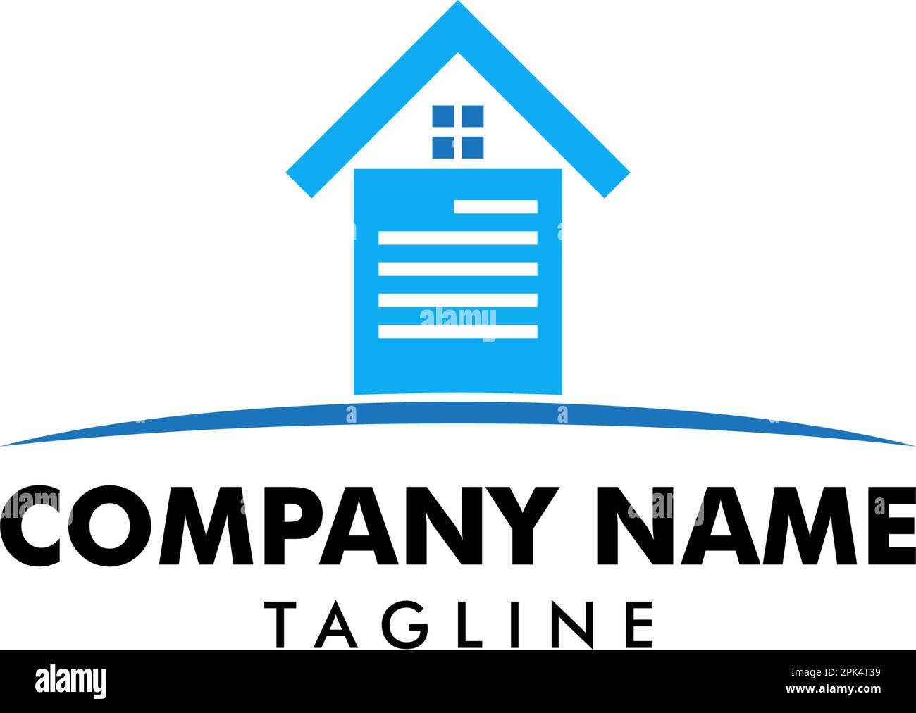 Home Docs Logo Design Template Stock Vector Image & Art - Alamy