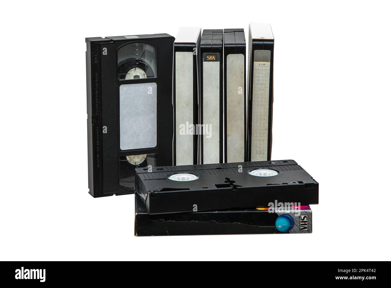 Stack pile vhs cassettes hi-res stock photography and images - Alamy