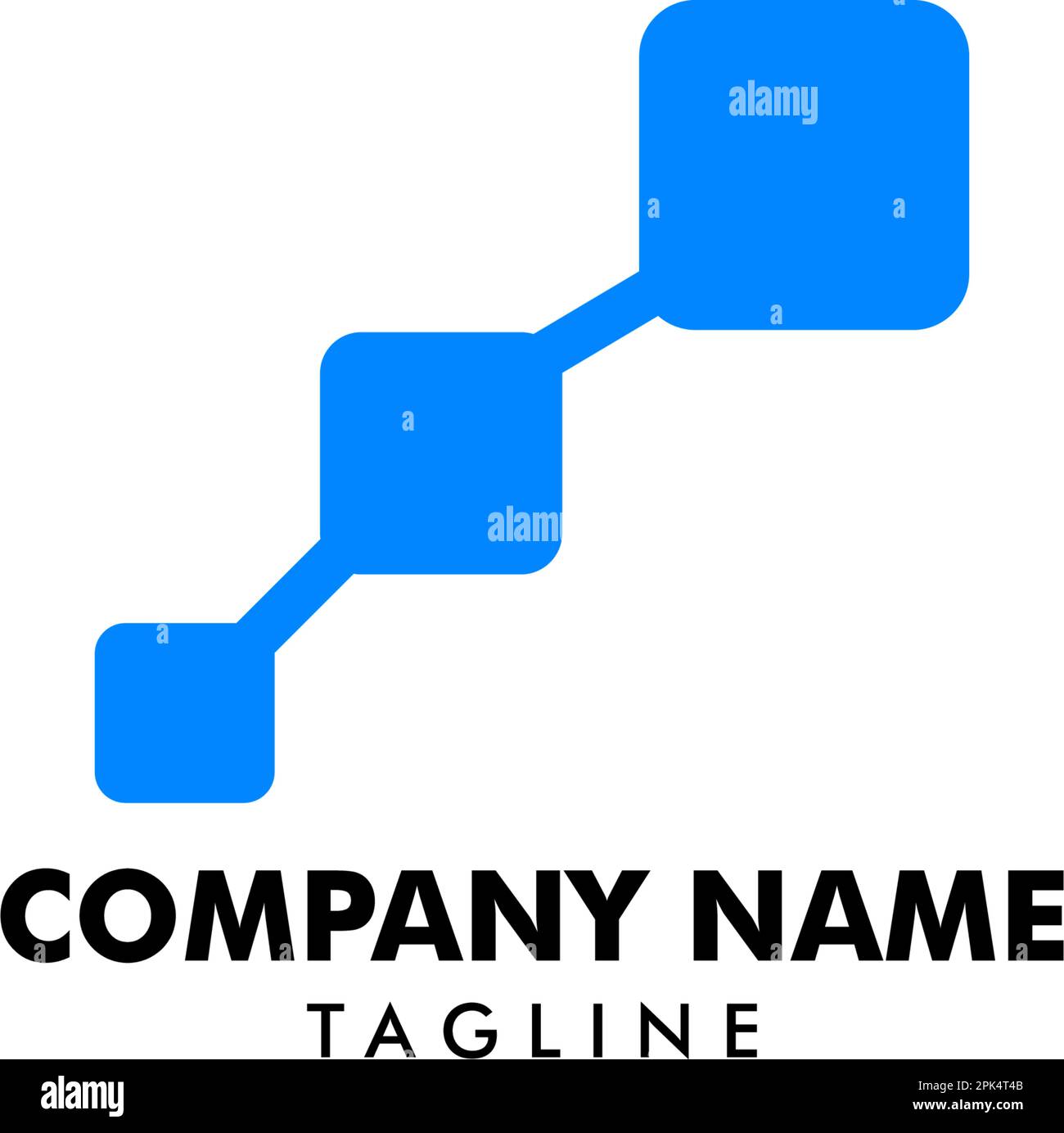 Growth Chart Logo Design Template Stock Vector Image & Art - Alamy