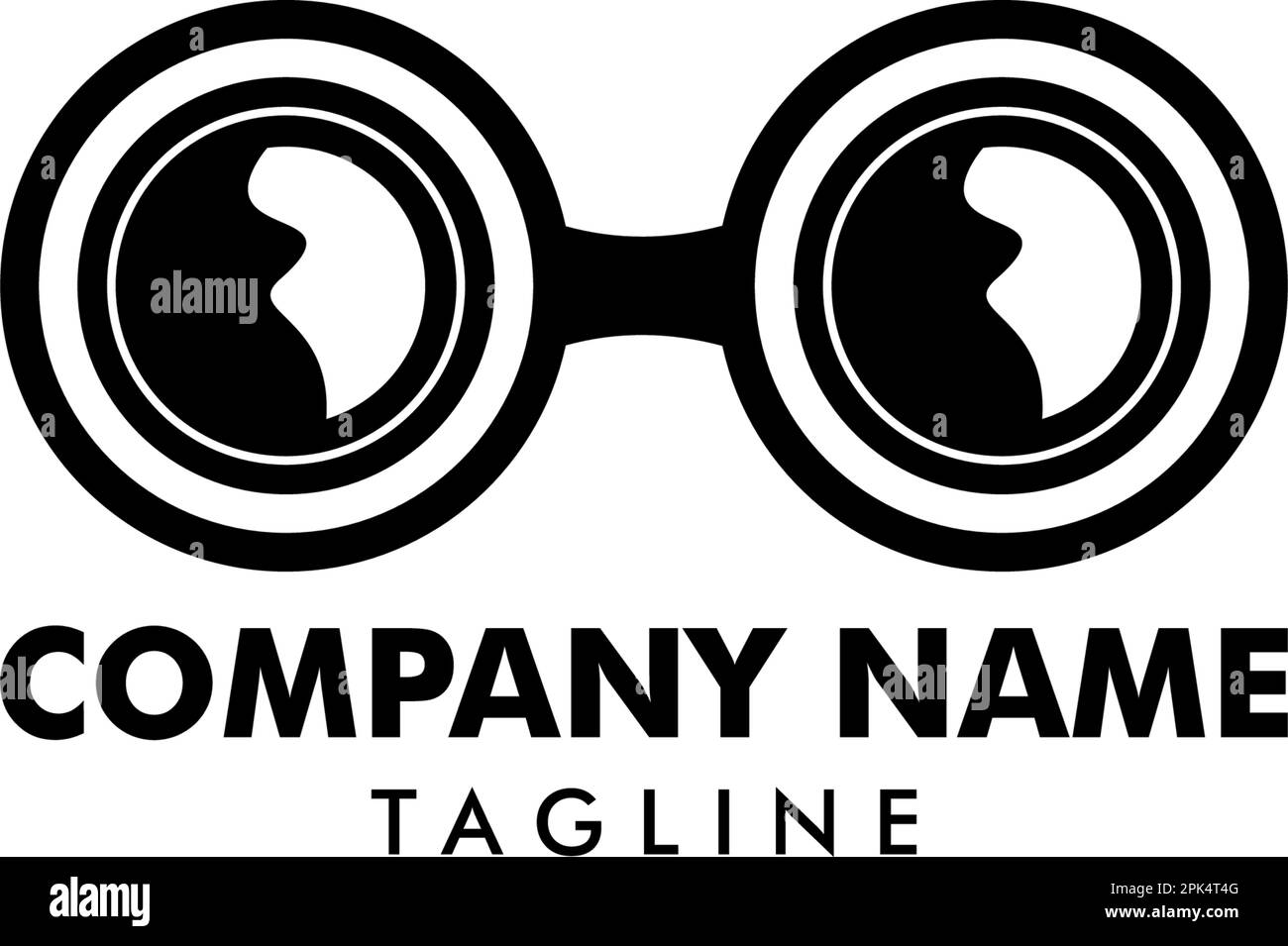 Glasses Vector Logo Design Elements Stock Vector Image & Art - Alamy
