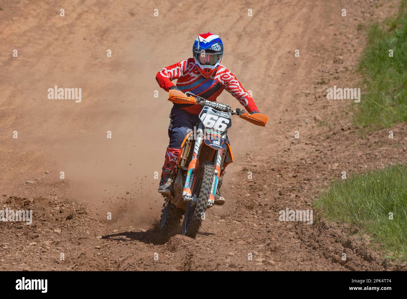 Racers at Duns Motocross track Stock Photo - Alamy