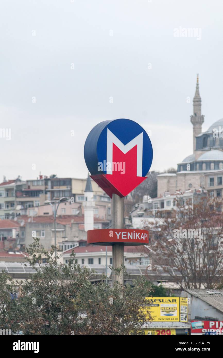 Istanbul metro sign hi-res stock photography and images - Alamy