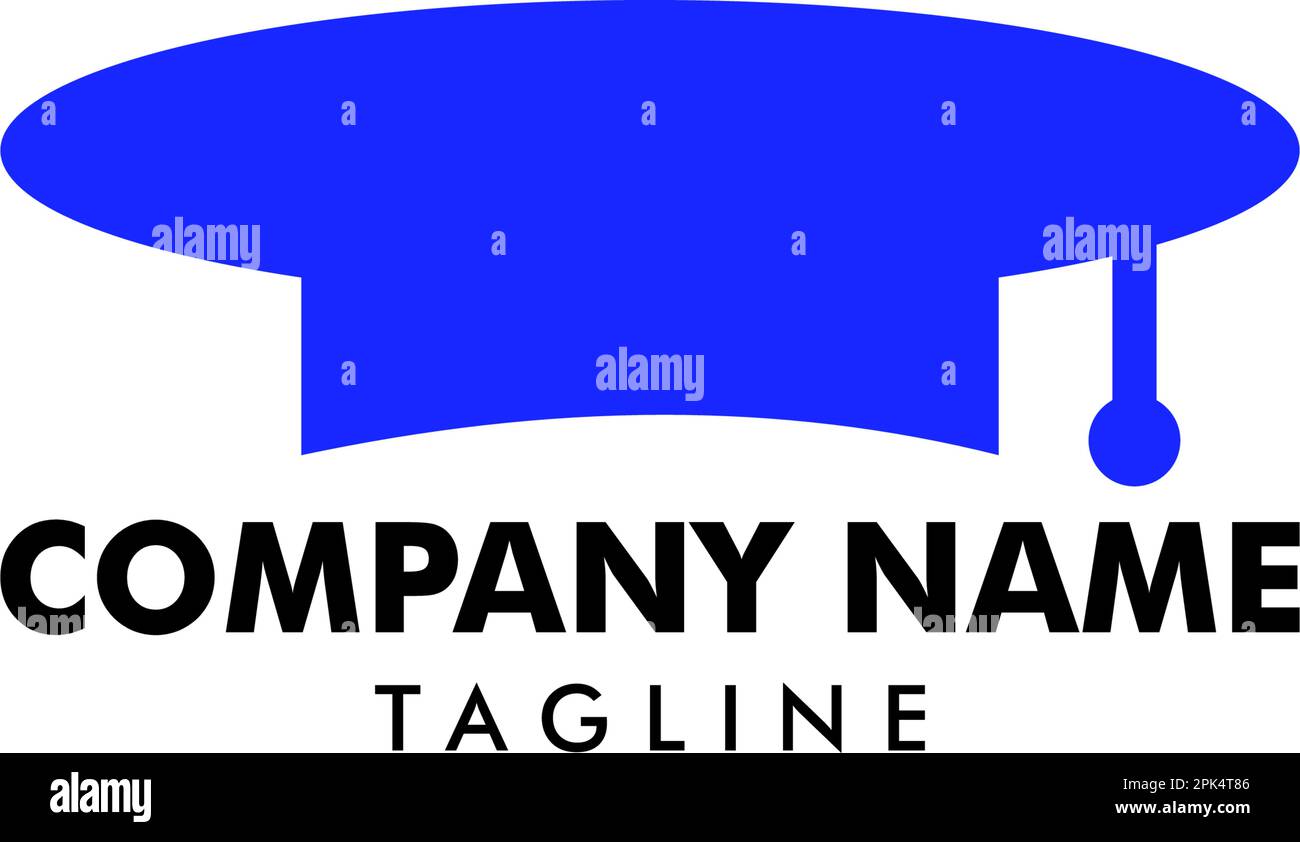 Graduation hat vector logo, Education logo Stock Vector Image & Art - Alamy