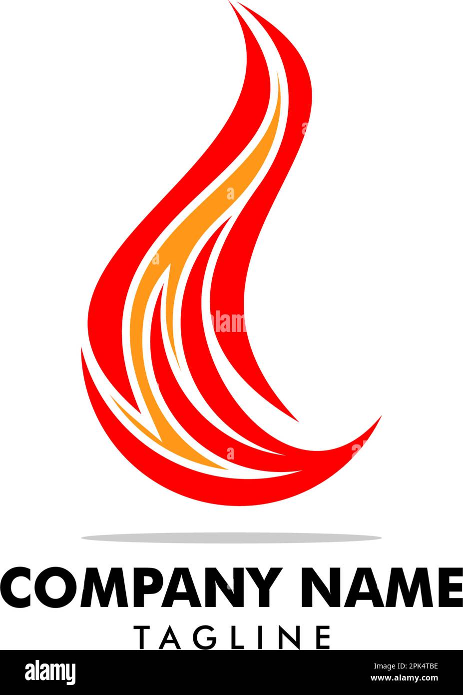 Fire Flame Logo Design Vector Template Stock Vector Image & Art - Alamy