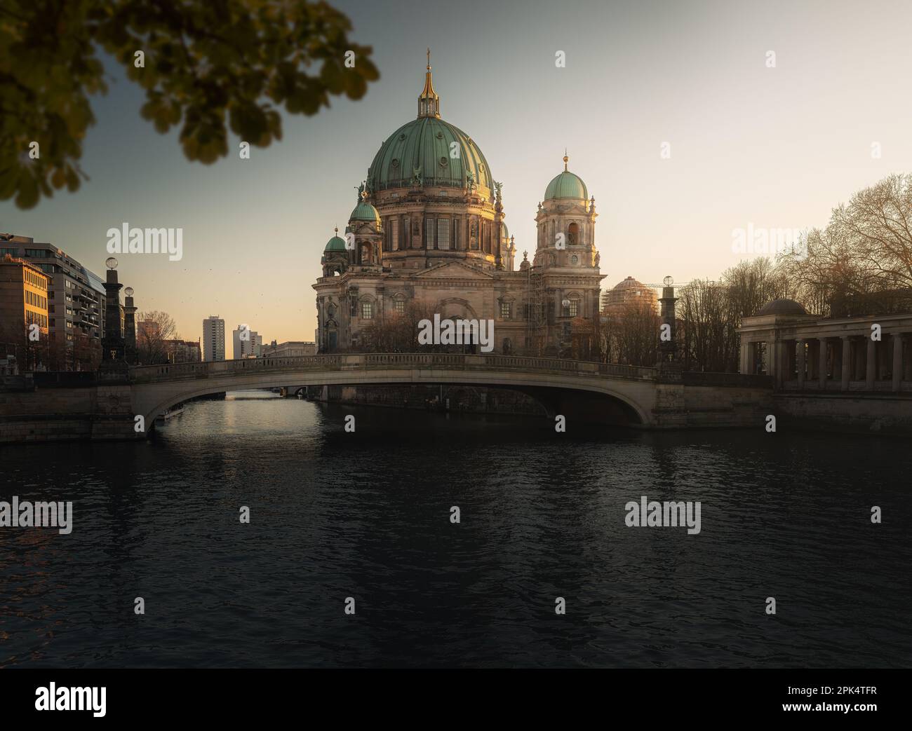 Berlin Cathedral and Friedrichs Bridge - Berlin, Germany Stock Photo ...