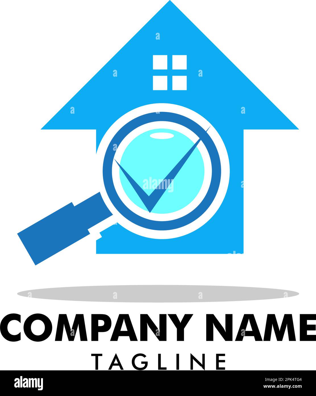 Searching house logo search hi-res stock photography and images - Alamy