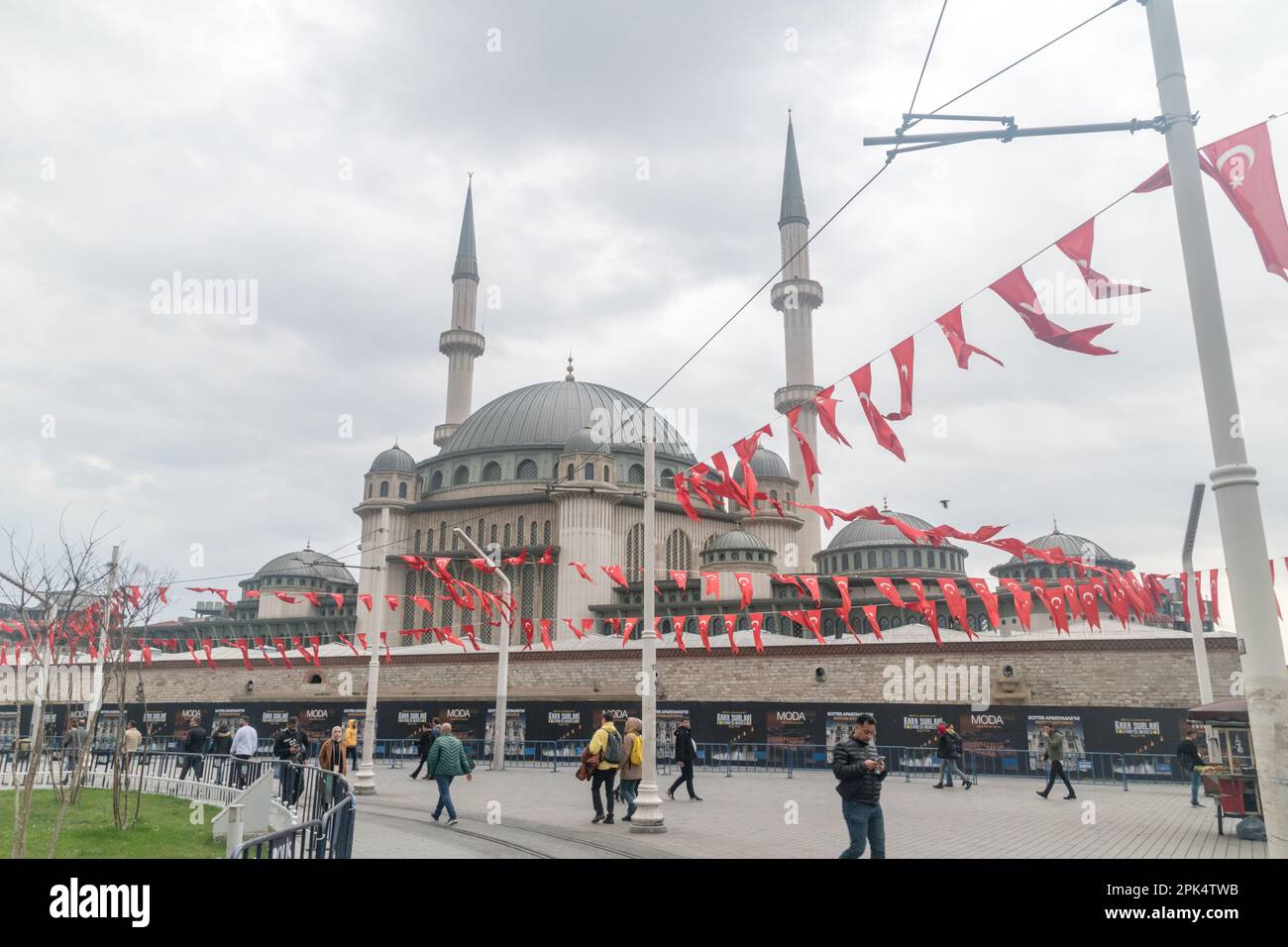 Istanbul, Turkey - December 10, 2022: Taksim Mosque (Turkish: Taksim ...