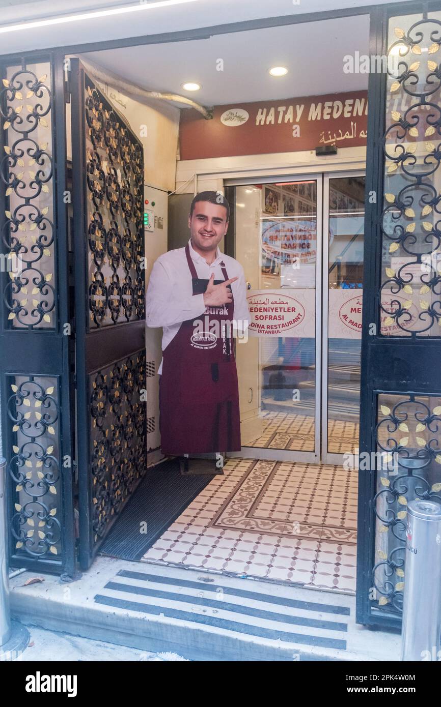 Istanbul, Turkey - December 10, 2022: CZN Burak restaurant. Restaurant ...