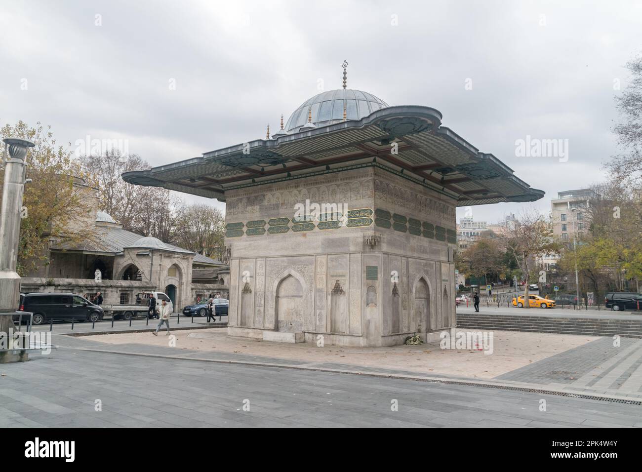 Istanbul, Turkey - December 10, 2022: Tophane Fountain (Tophane Cesmesi ...
