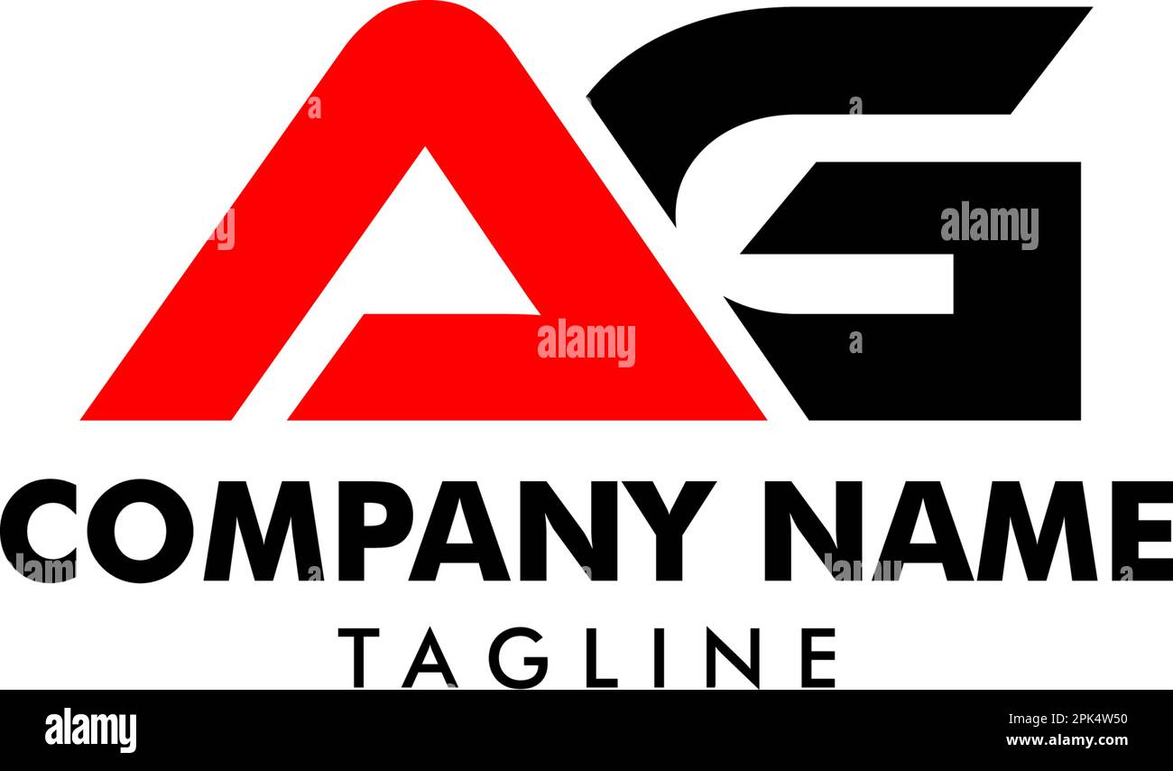 Ag red logo Stock Vector Images - Alamy