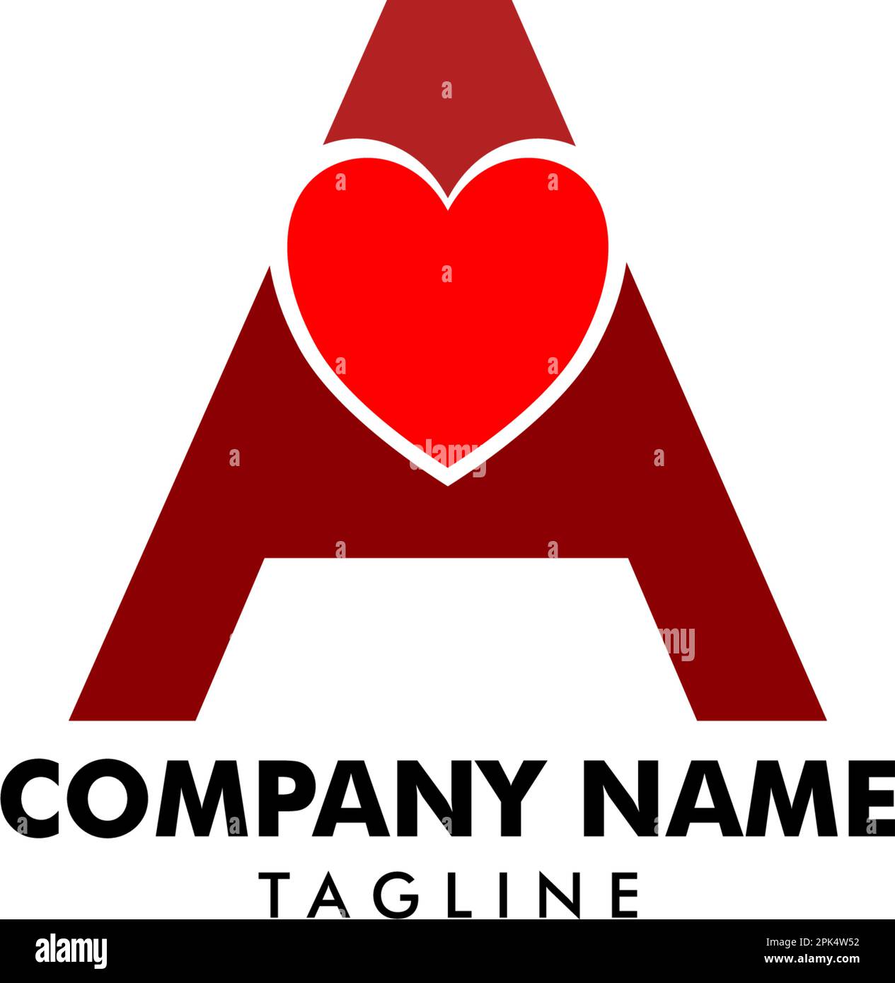 Love and heart monogram for love romantic passion or wedding Cut Out ...