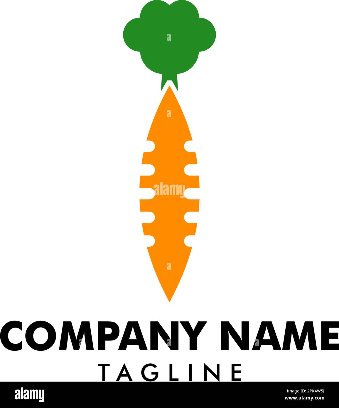 Carrot Logo Design Vector Template Stock Vector Image & Art - Alamy