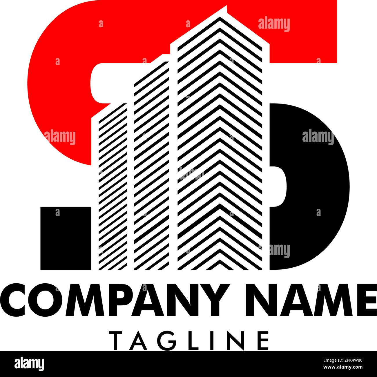 Building with Letter S Logo Design Stock Vector Image & Art - Alamy