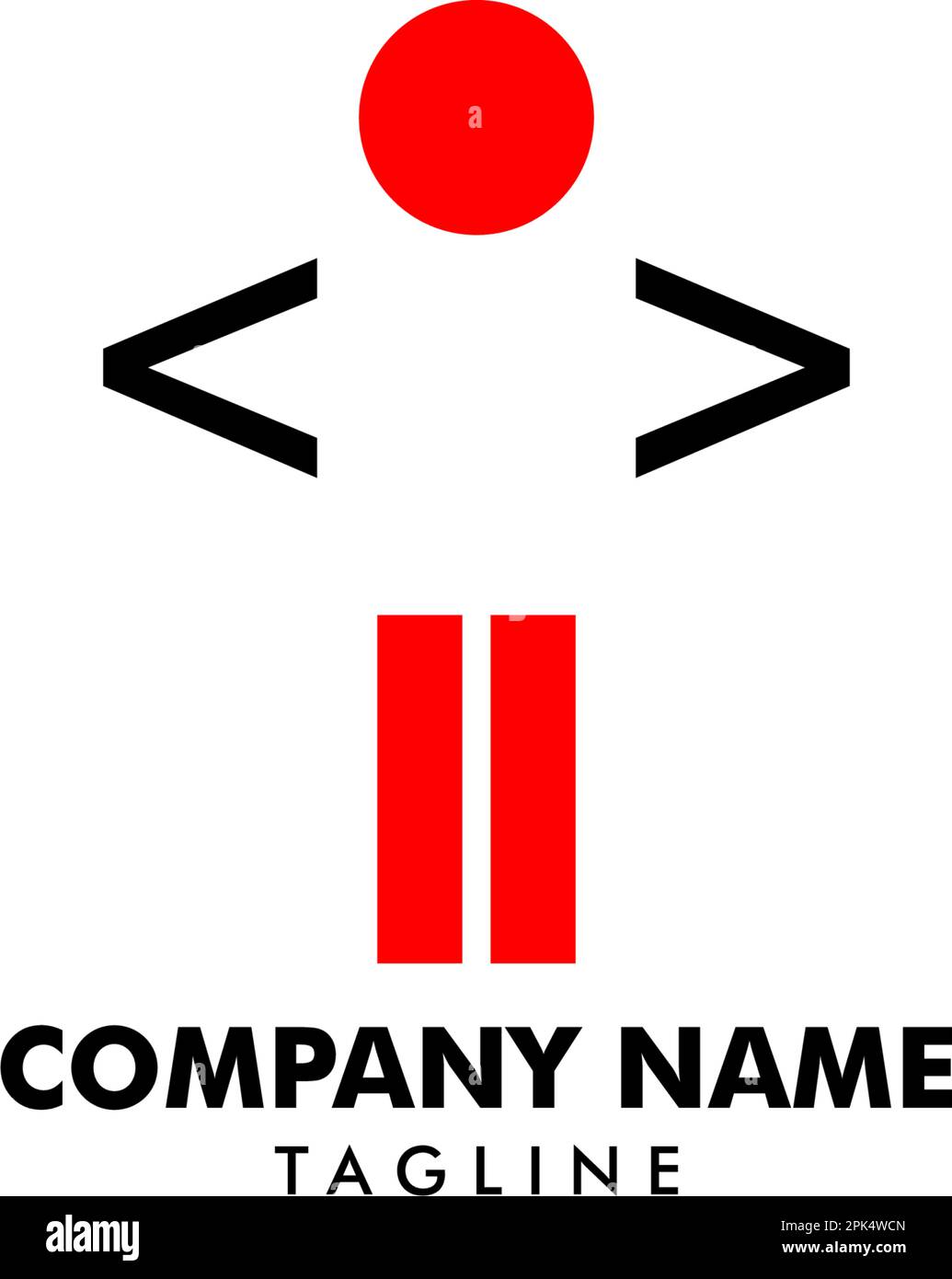 Code People Logo Design Element Stock Vector Image & Art - Alamy