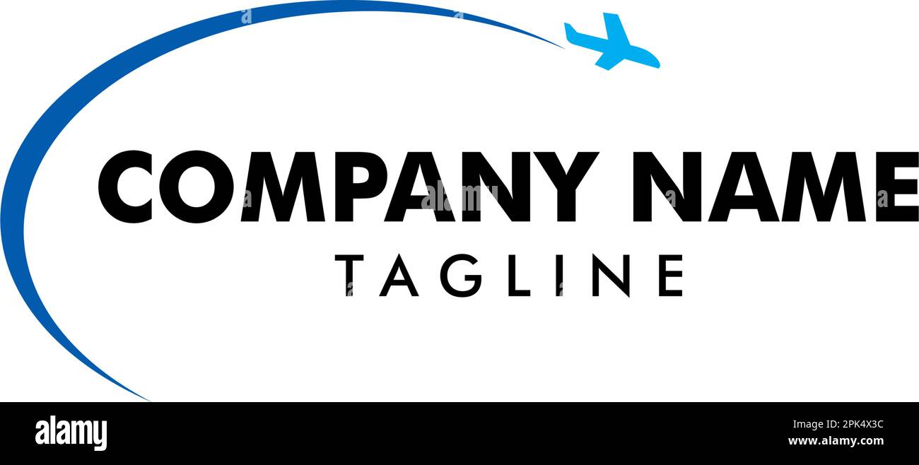 Airplane Logo Template Design Vector Stock Vector Image & Art - Alamy