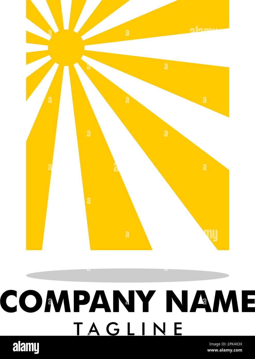 Abstract Sun Logo Design Template Stock Vector Image & Art - Alamy