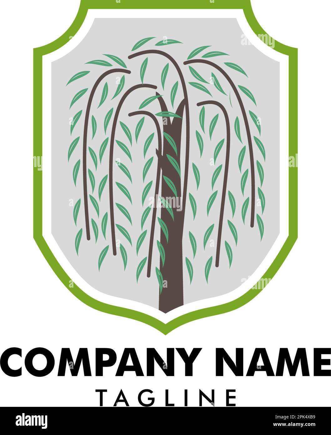 Willow Tree Symbol Logo Vector Stock Vector Image & Art - Alamy