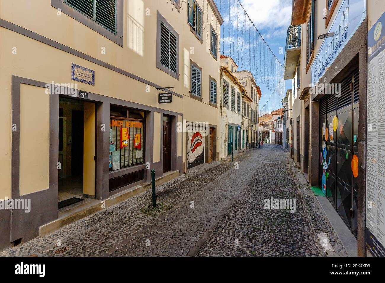 Funchal, Madeira Island, Portugal - December 27, 2021: Typical ...
