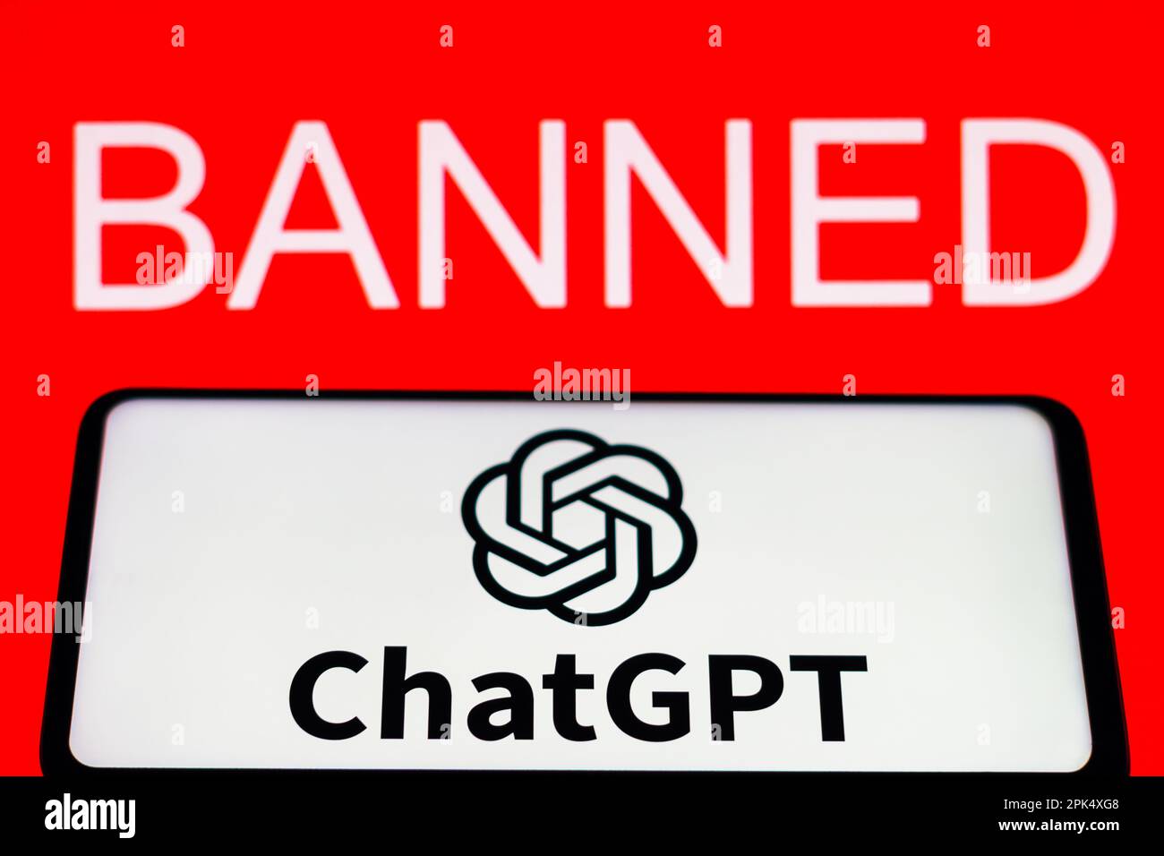 Brazil. 5th Apr, 2023. In this photo illustration, the ChatGPT logo is ...