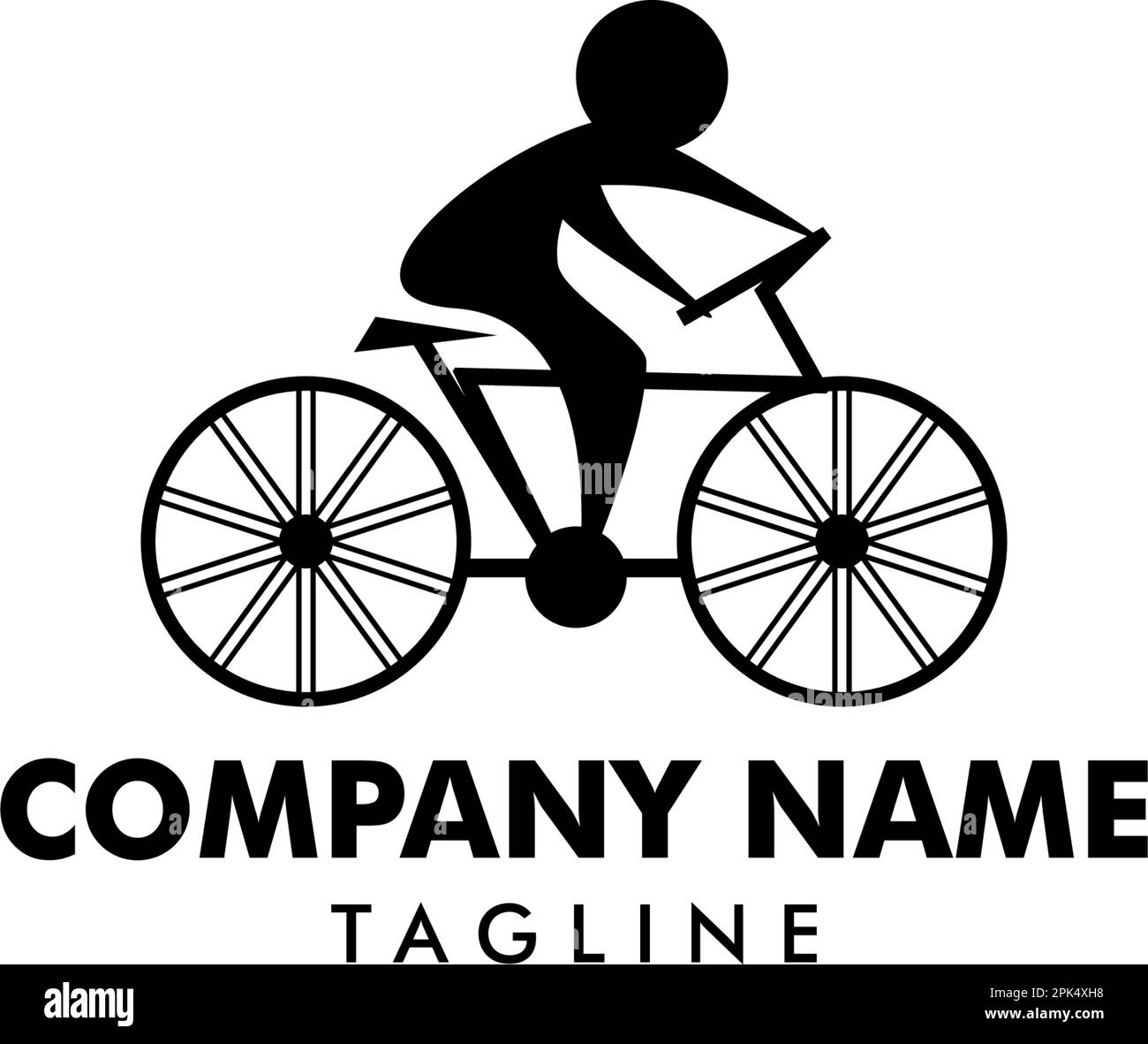 Cycle Sport Logo Template Design Stock Vector Image & Art - Alamy