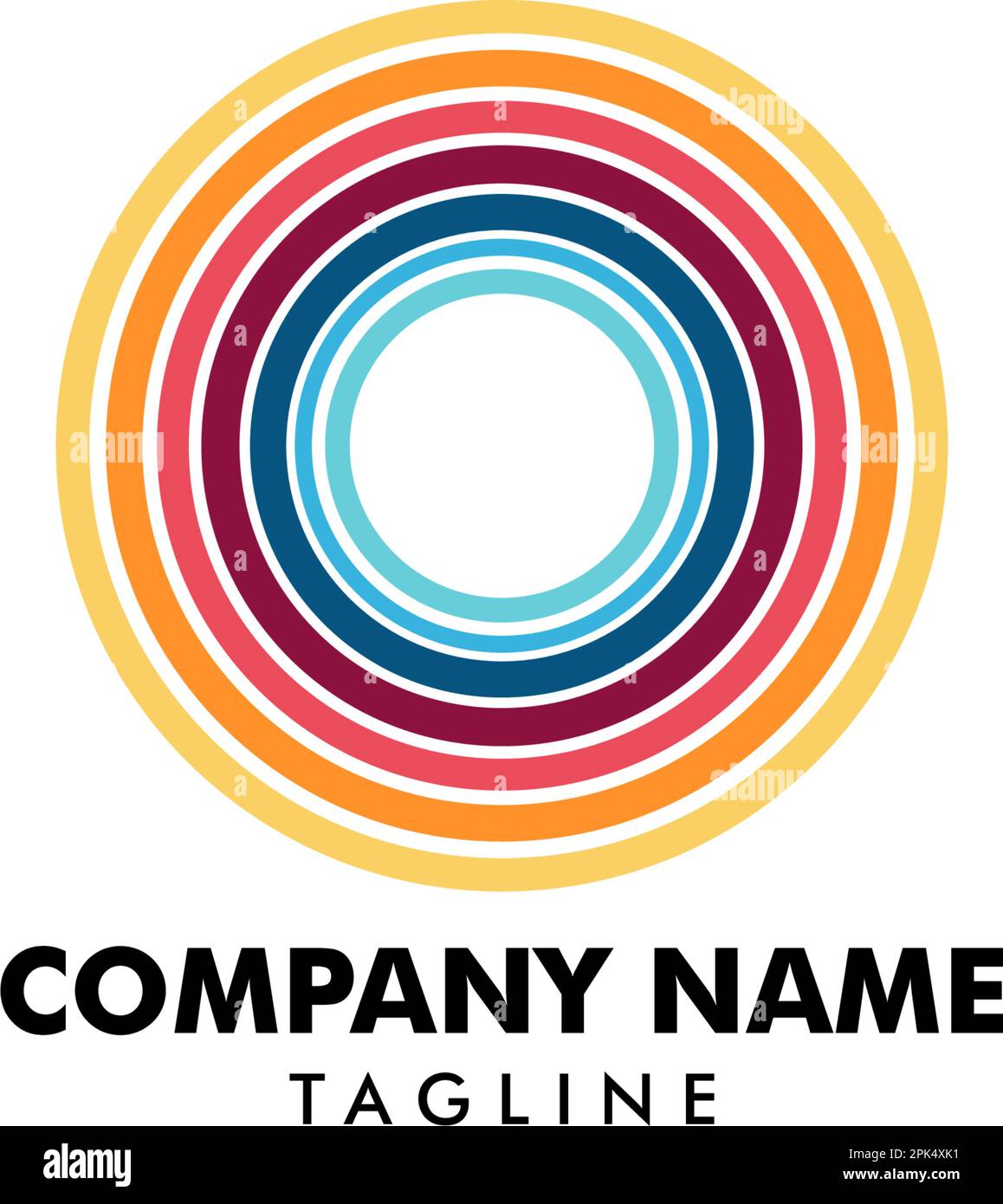 Abstract Circle Logo Design Template Stock Vector Image & Art - Alamy