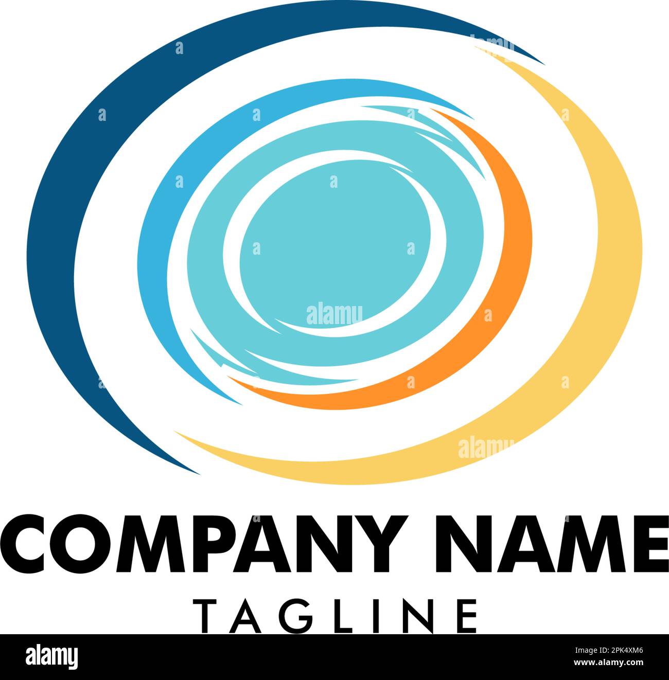 Abstract circle logo design hi-res stock photography and images - Alamy