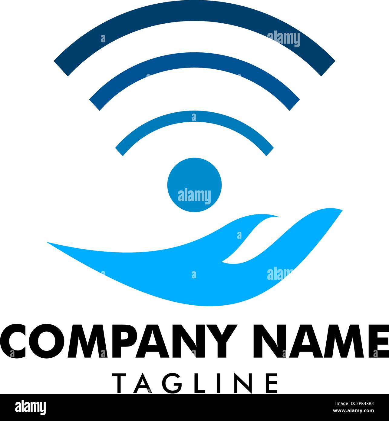 Wifi Care Logo Icon Design Stock Vector Image & Art - Alamy