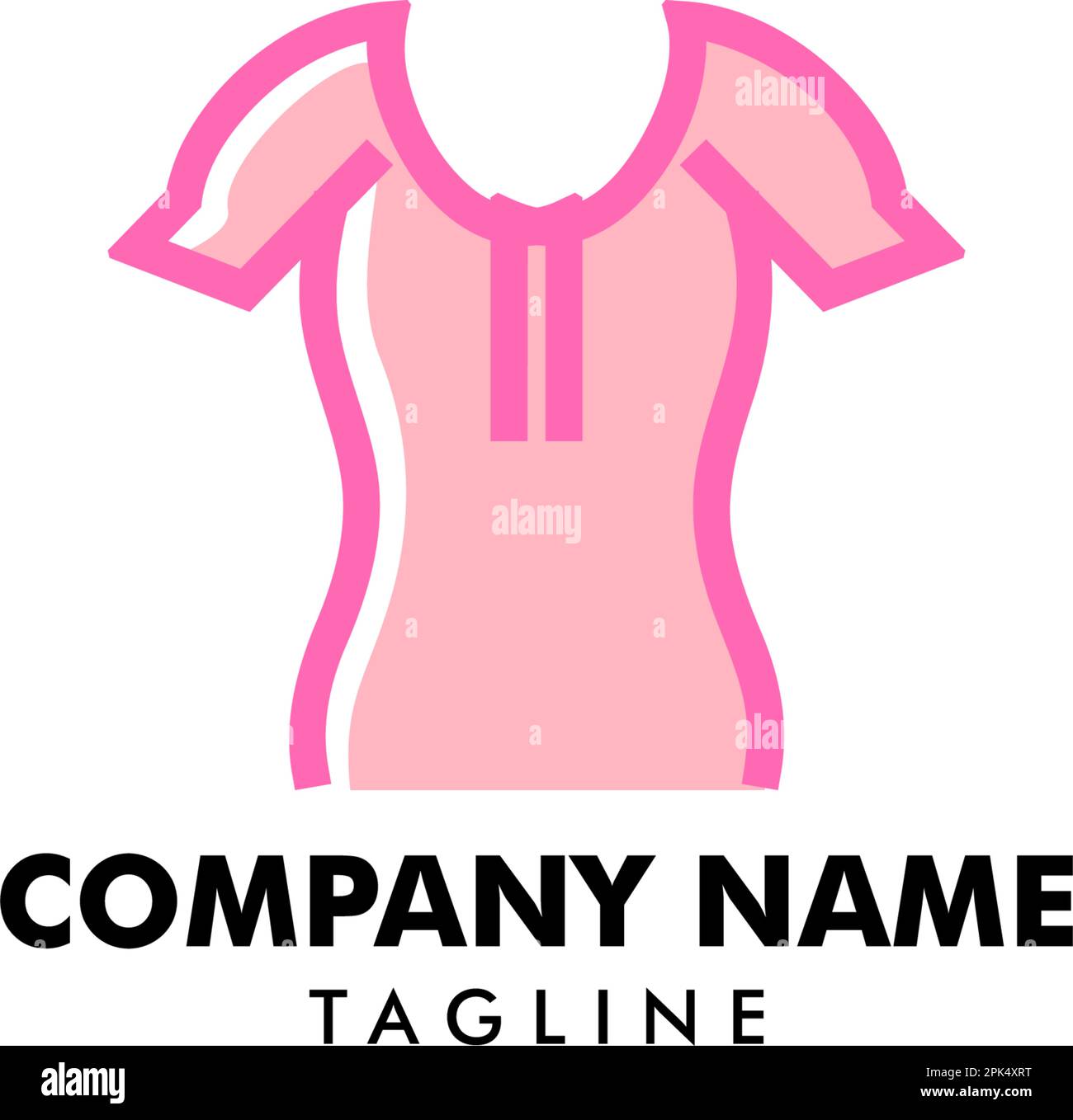 Women Blouse Logo Design Template Vector Illustration Stock Vector ...