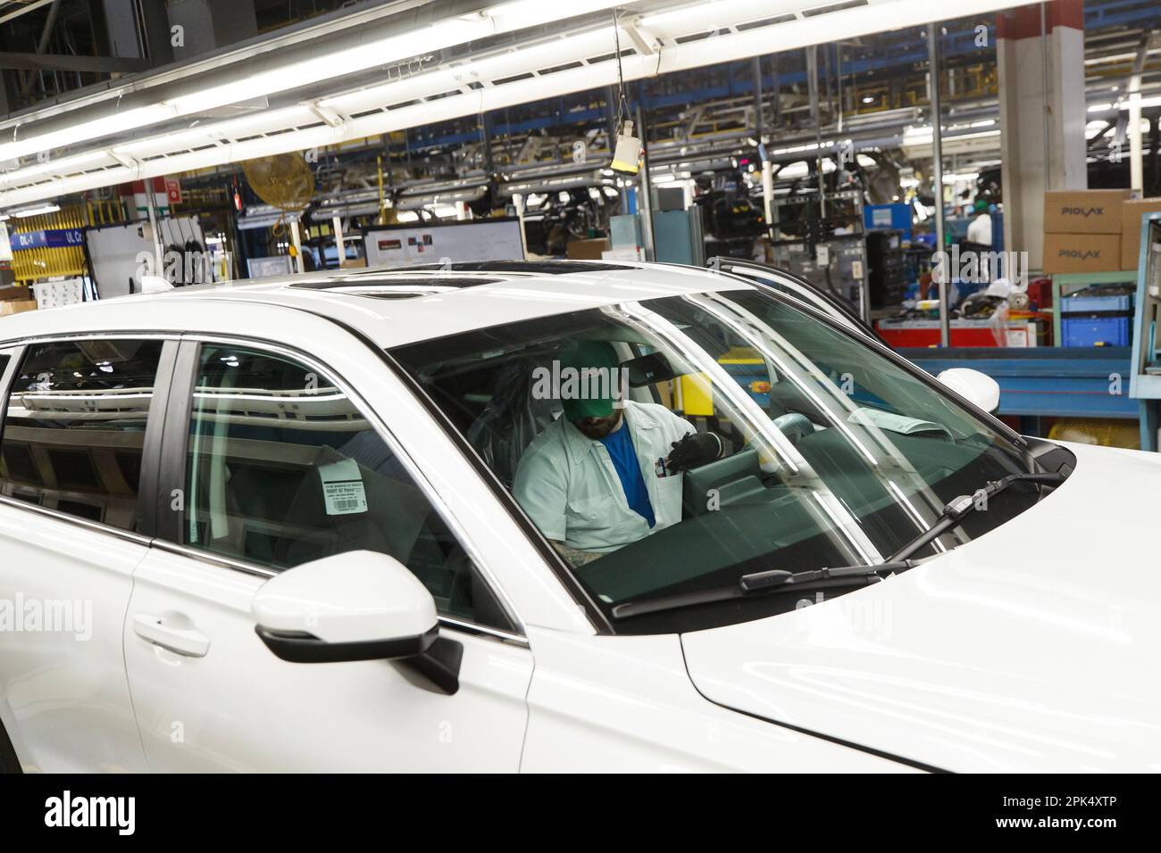 Alliston, Canada. 05th Apr, 2023. General view of production along the ...